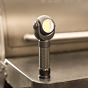 Pellet Grill Smoker LED Night Light - A 2-in-1 Light With a Magnetic Base That Attaches to The Front Shelf of Pellet Smokers or Blackstone Griddles to Illuminate Grilling Area at Night