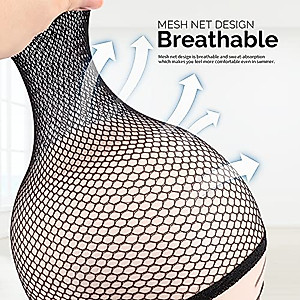 Fandamei 6PCS Wig Cap, 6PCS Black Mesh Wig Cap Net, Closed End Hair Mesh Net, Liner Weaving Caps for Women, Men, Kids, Wig Caps for Halloween, Cosplay