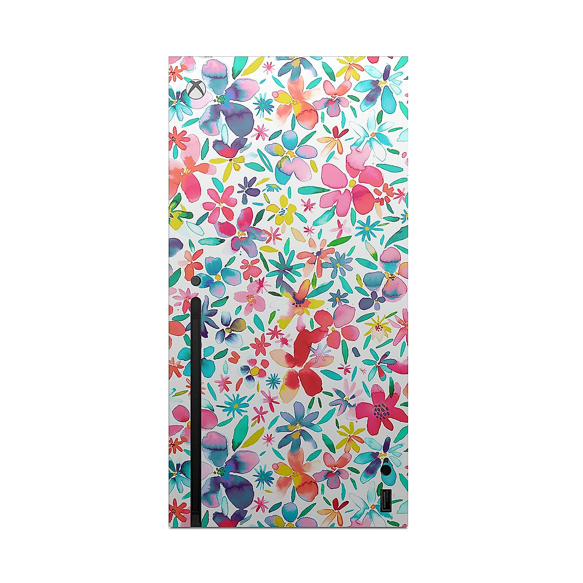 Head Case Designs Officially Licensed Ninola Colorful Petals Spring Art Mix Matte Vinyl Sticker Gaming Skin Case Cover Compatible with Xbox Series X Console and Controller Bundle