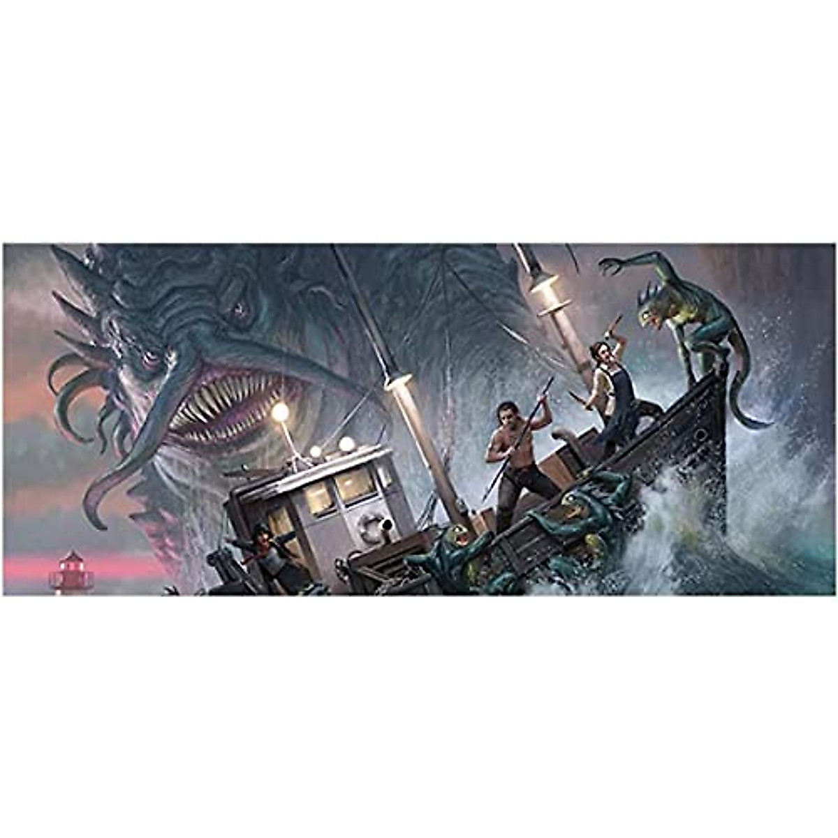 Arkham Horror 3rd Edition Under Dark Waves Board Game Expansion | Mystery Game | Cooperative Board Game for Adults | Ages 14+ | 1-6 Players | Average Playtime 2-3 Hours | Made by Fantasy Flight Games
