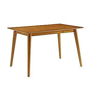 Crosley Furniture Landon Mid-Century Modern Wood Dining Table, Acorn