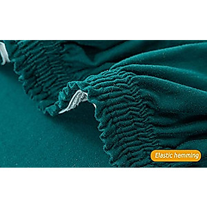 DuANgu Stretch Sofa Cover L Shape Sofa Slipcovers Washable Couch Covers Stylish Universal Furniture Protector for Kids -Blue-4 Seater+4 Seater