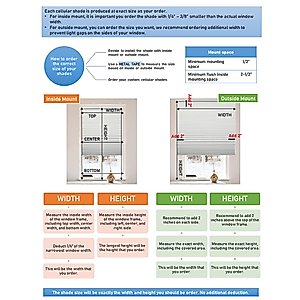 BlindsAvenue Custom ¾” Pleat, Cellular Shades, Color Urban Gray, Blackout Fabric Available in 2 Cordless Lift Systems. Customize to Widths Between 18”-96” Wide & Any Height Between 18”–84”