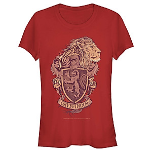 Harry Potter Juniors Crew Tee, Red, X-Large