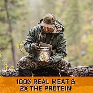 Peak Refuel Cheesy Chicken & Broccoli | Premium Freeze Dried Camping Food | Backpacking & Hiking MRE Meals | Just Add Water | 100% Real Meat | 52g of Protein | 2 Serving Pouch
