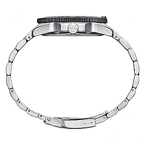 Luminox Men's Navy Seal Pacific Diver 3120 Series Silver Stainless Steel Oyster Band Black Dial Quartz Analog Watch