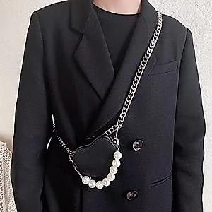 Zenosy Black Clutch Purses for Women Glitter Evening Bags Ladies Mini Handbags Chain Belt for Dress with Detachable Leather Wedding Party