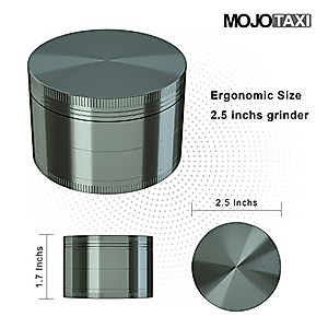MOJOTAXI Grinder 2.5 Inch (Gray)