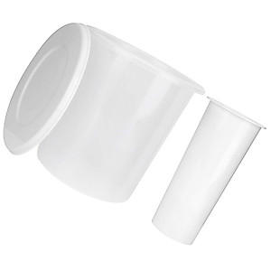 Shaved Ice Molds, Clear Reusable Shaved Ice Molds Cup for Ice Bucket Refillable Making Model with Lid