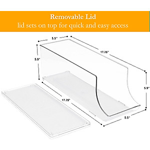 Soda Can Organizer for Refrigerator - Drink Organizer for Fridge - Beverage Dispenser for Fridge - Stackable Soda Can Organizer for Pantry -2 Pack Small and Large
