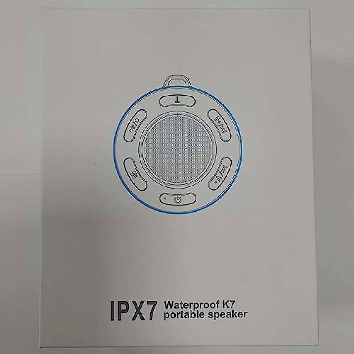 Donerton Bluetooth Speaker, IP7 Waterproof Wireless Speaker, Portable Speaker, HD Surround Sound, LED Light Mini Speakers, Dual Stereo Pairing, Built-in Mic, Radio, Green