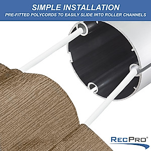 RecPro RV Awning Fabric Replacement | Width Options from 8 to 22 Feet | Variety of Color Options | 8' (96") Length RV Awning Replacement | Premium Vinyl (18' - Actual Width 17' 1", Tan/Camel Fade)