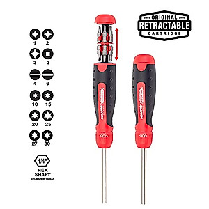 MegaPro 211R1C36RD 1" 13-In-1 Ratcheting Automotive Driver Bits in Red