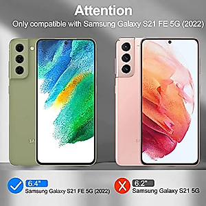 ivoler [4 Pack] Screen Protector for Samsung Galaxy S21 FE 5G 2022 [Not Fit Galaxy S21] Tempered Glass with [Alignment Frame] Easy Installation Anti-Scratch HD Clear, 6.4 Inch