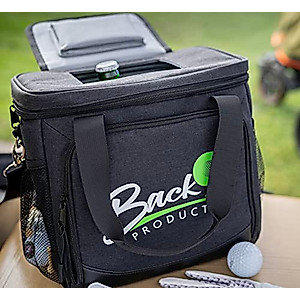 Back9Products Golf Cart Cooler Bag with Magnetic Lid - 12-Can Soft Cooler Bag Collapsible - Perfect for Golfer Cart or Push Cart - Backpack Cooler Bags Insulated Leak-Proof- Golf Gift for Men