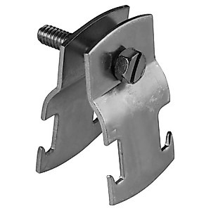 Newhouse Electric 2-in Universal Pipe Clamp for Strut Channel Accessory, Silver