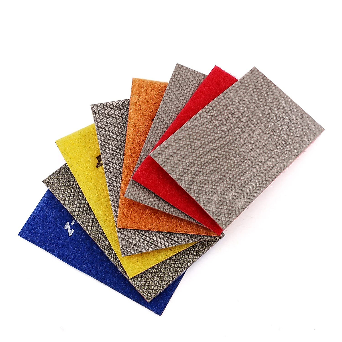 Z-Lion Diamond Abrasive Paper Sheets Diamond Sandpaper Nylon Back for Sanding Stone Glass Ceramic(4pcs/Set)