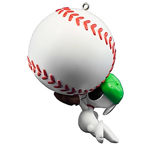 Hallmark 2016 Christmas Ornament Slugger Snoopy Baseball Ornament