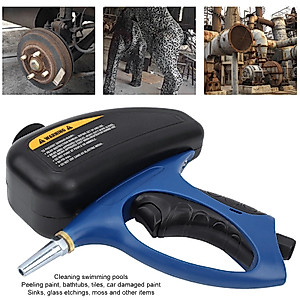 Sand Blasting Fast Plug in Connector Soda Blaster 90PSI Pressure 500ml Capacity for Manual Automatic and Furniture Repairs