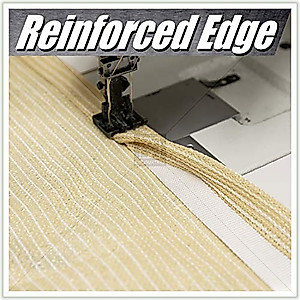 ColourTree CTAPT22 Custom Size Order to Make 11' x 13' x 17' Sand Beige Right Triangle Sun Shade Sail Canopy Mesh Fabric UV Block - Commercial Heavy Duty - 190 GSM - 3 Years Warranty