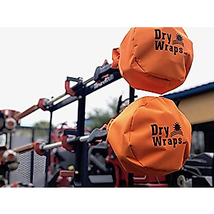 Waterproof Trimmer Cover - DRYWRAPS (Three Pack) - Edger, Pole Saw, for STIHL Echo Husqvarna … (Orange) (Orange)