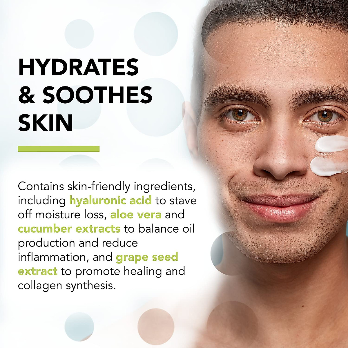 humane Oil-Free Daily Lightweight Face Moisturizer for Acne-Prone Skin - 4 Fl Oz - Gentle for All Skin Types - With Soothing Antioxidants Like Aloe Vera, Hyaluronic Acid, Cucumber and Grapeseed