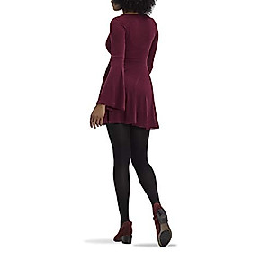 No nonsense Women's Super Opaque Control-Top Tights, Black, X-Large