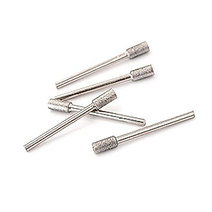 YMBHUO Grinding Tools 5PCS Diamond Chainsaw Sharpener Burr Stone File Chain Saw Sharpening