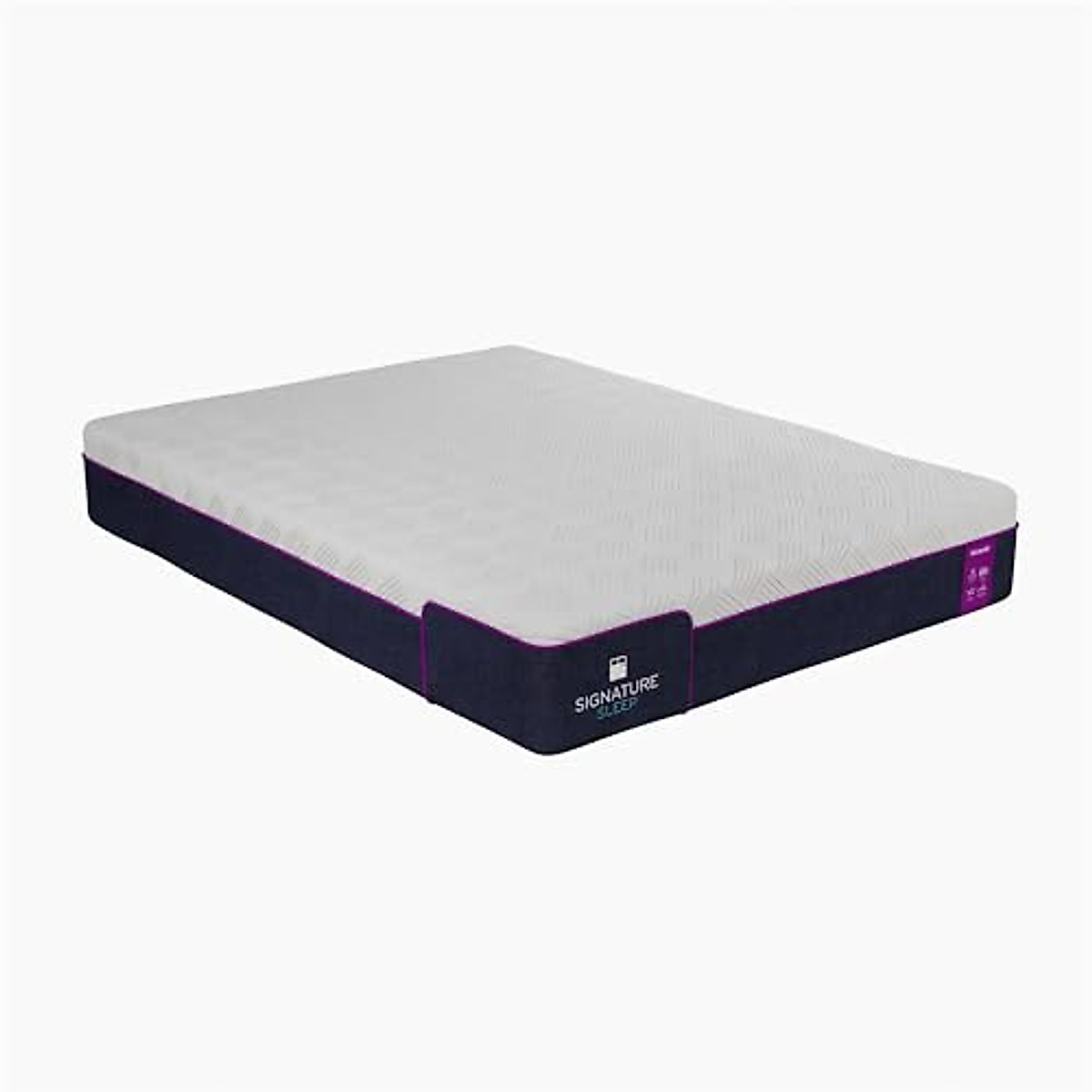 Signature Sleep Memoir 10 Inch Memory Foam Box, Medium, Certipur-US and Oeko-TEX Mattress, Queen, White