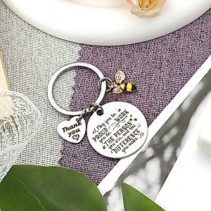 IFFMU Teacher Appreciation Gifts, Teacher Gifts, Teacher Gifts for Student, Retirement Gifts for Teacher, Cute Teacher Keychain, End of Year Teacher Gifts, Thank You Gifts for Teachers