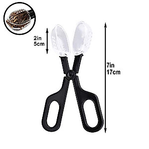 S7 360 Adjustable Reptile Lamp Stand - Heavy Duty Metal Support Holder Bracket Used for Amphibians and Reptiles - Complete with Reptile Feeding and Cleaning Tool