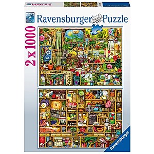 Ravensburger Colin Thompson 2X 1000 Piece Jigsaw Puzzles for Adults & Kids Age 14 Up [Amazon Exclusive]