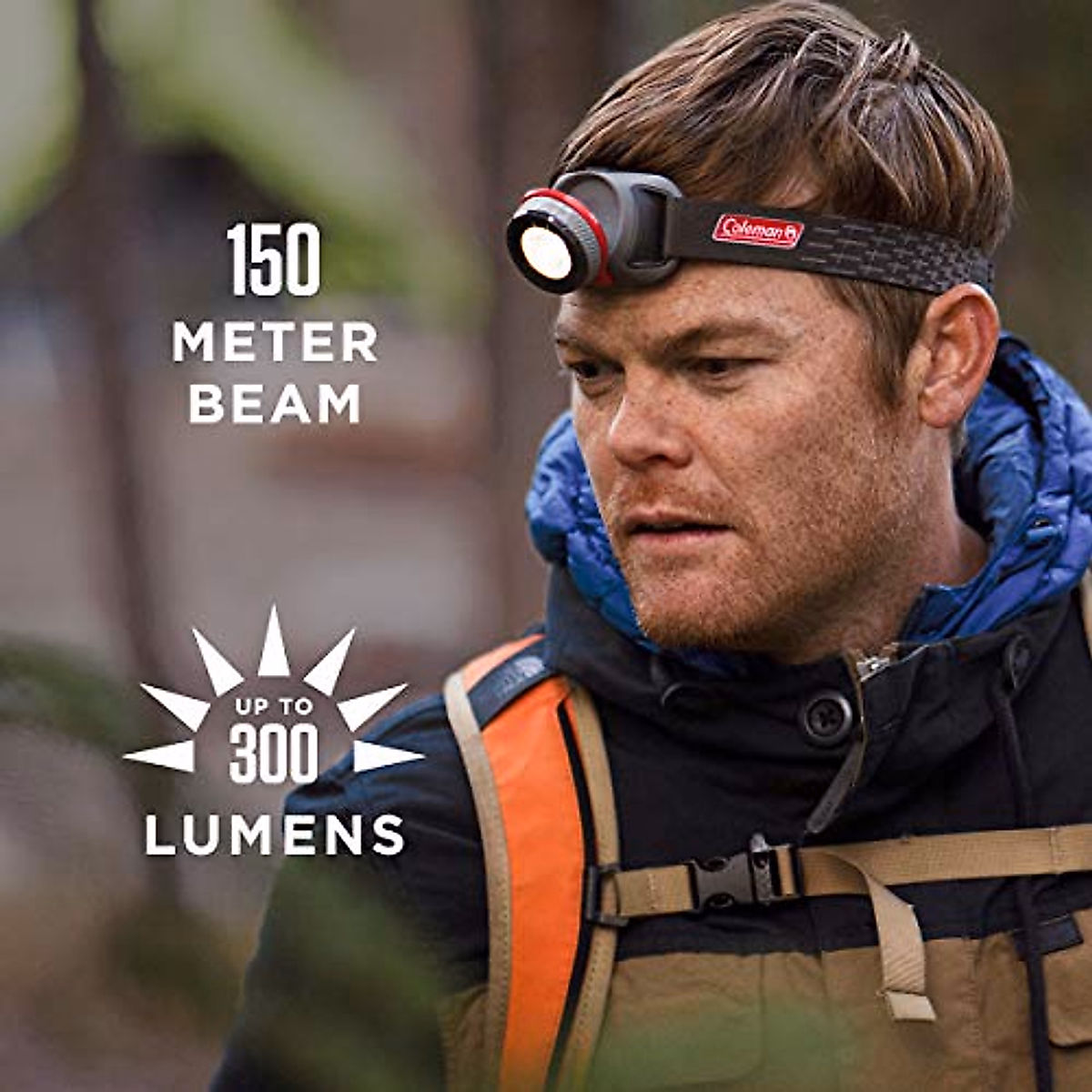 Coleman 300 Lumens LED Headlamp with BatteryGuard