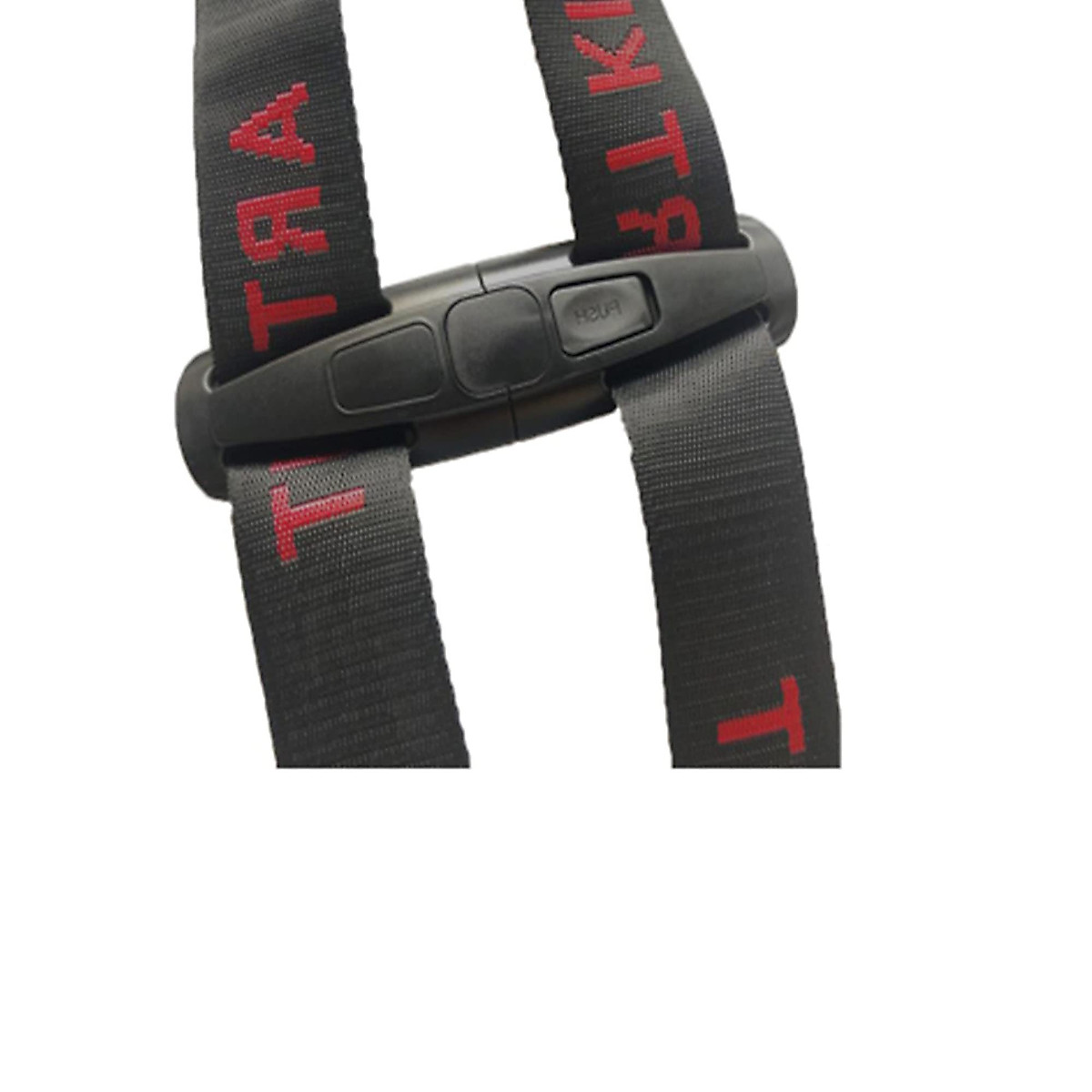 Seat Chest Harness Clip Seat Safety Belt Clip Buckle Universal for Kids Baby Carseat Adjustable Guard (Black)