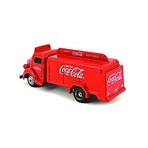 Motor city classics | Coca-Cola 1947 Bottle Truck (Red) | 1:87 Scale Model Diecast Collectible | 440537