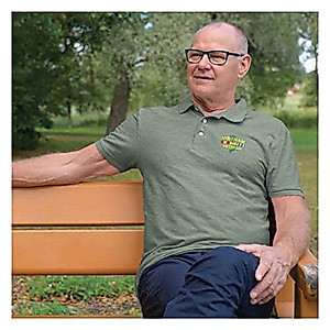 Vietnam Veteran Embroidered Polo Shirt with Service Ribbon and Map (Green, XX-Large)