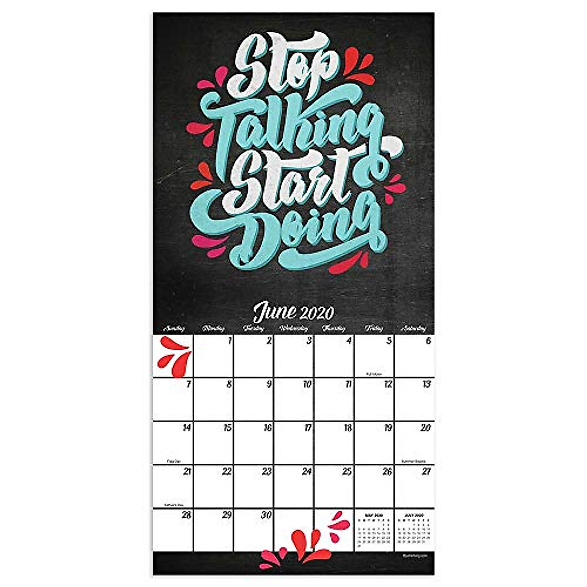 2020 Chalk It Up Mini Calendar