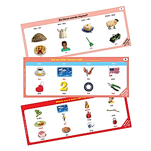 Super Duper Publications | Phonological Awareness Skill Strips® Photo Flash Cards | Educational Learning Resource for Children | Skills to Learn to Read | Activities for Auditory Processing Disorders