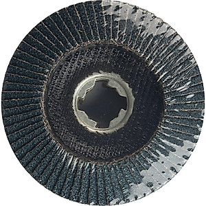 Makita T-03894 X-LOCK 4‑1/2" 40 Grit Type 29 Angled Grinding and Polishing Flap Disc for X-LOCK and All 7/8" Arbor Grinders