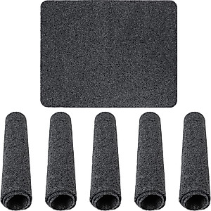Nuanchu 6 Pcs Nonslip Urinal Mats Urinal Floor Mats Water Absorption Urinal Mat Bathroom Urinal Floor Pad for Men Bathroom Restroom (Gray)