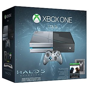 Xbox One 1TB Console - Limited Edition Halo 5: Guardians Bundle (Renewed)