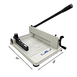 HFS (R) Heavy Duty Guillotine Paper Cutter -12'' (12'' Paper Cutter)
