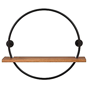 Signature Design by Ashley Darlaton Mixed Media Wall Shelf, Natural Wood