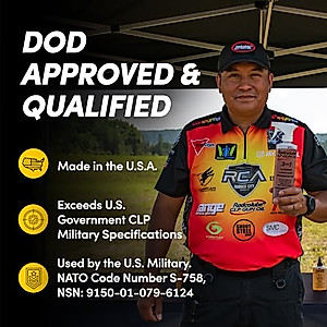 3-in-1 CLP Gun Oil, Lubricates & Preserves All Types of Firearms, Military-Grade Gun Cleaner, Revolutionary Gun Cleaning Kit Must-Have, 1 Pint Gun Cleaner Spray - Radcolube