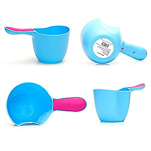 Baby Bath Waterfall Rinser, RainbowBaby Shampoo Rinse Cup Head Washing Baby Tub Water Scoop, Tear-Free Baby Bath Mug (Green)