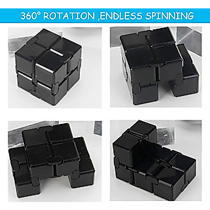 Cool Hammer Fidget Spinners Chain Metal,Rainbow Fidget Spinner for Kids Adults, Spiners Finger Rings, Fidgets Infinity Cube Blocks Party Favors Stress Toy Goody Bag Fillers Stocking Stuffers Gift