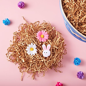 JOYIN 12oz Easter Grass Crinkle Paper Shred，Pure Green Easter Basket Filler Stuffers for Easter Egg Hunt Décor, Party Favors, Easter Decor, Gift Bag Decor