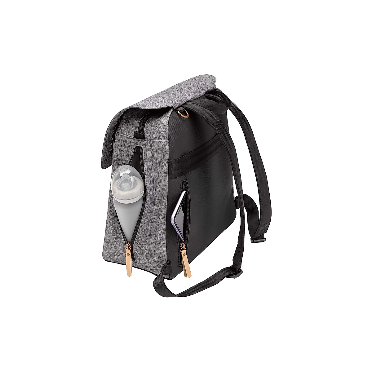 Petunia Pickle Bottom Meta Backpack & Inter-Mix Deluxe Kit Bundle | Diaper Bag Backpack for Parents | Stylish Bag and Organizer | Comfortable, Spacious, and Sleek Backpack for On the Go Moms