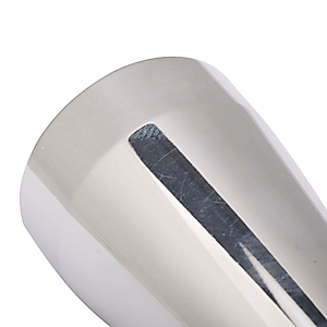 Mxfans 1.5 C Size Trumpet Mouthpiece Brass Silver-Plated Heavy Bullet Shape