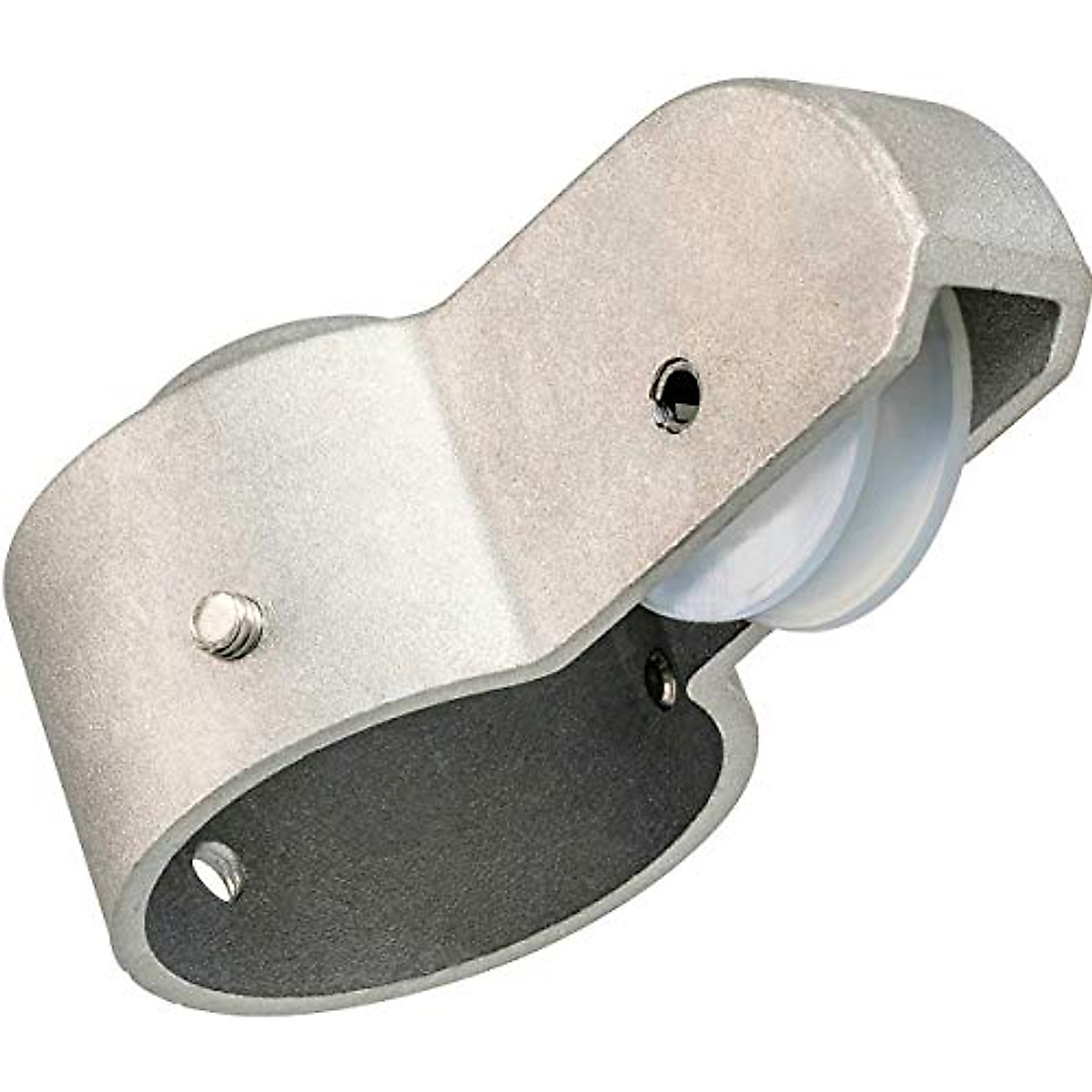 Deneve Flag Pole Silver Pulley Truck to Display Flag - Fits Top 2 inch Flag Pole Kit with Solar Light - Designed to Hold Maximum 5/16" Rope Pulley - Flag Pole Replacement Parts